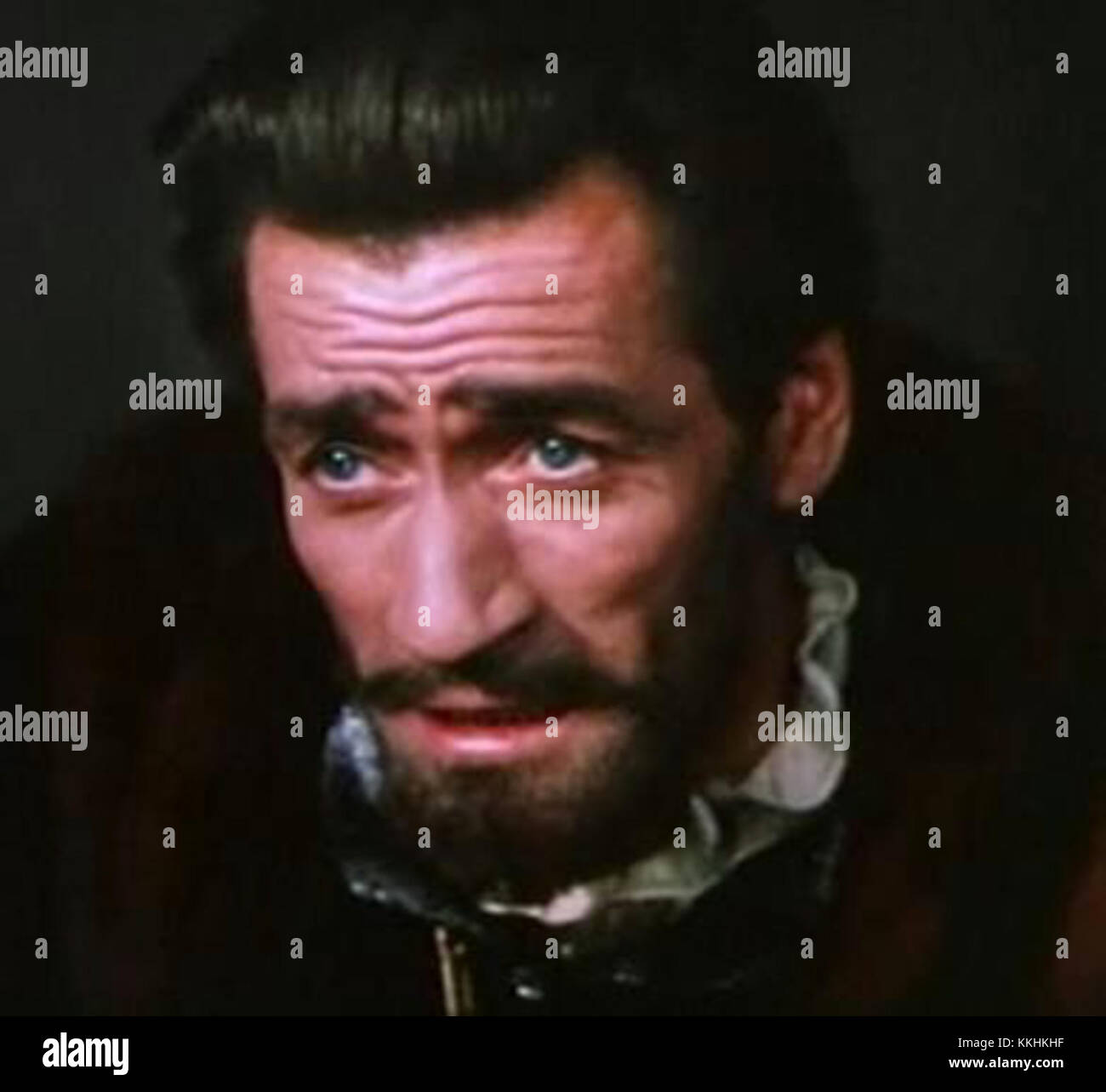 Guy Rolfe appears in the trailer for the 1953 film *Young Bess ...