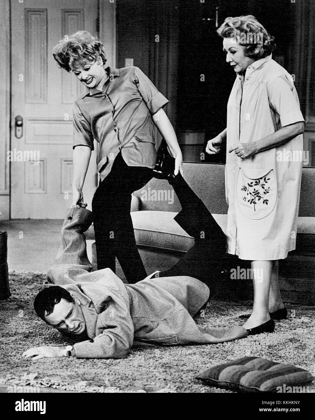 Lucille Ball Dick Martin Vivian Vance Lucy Show 1963 Stock Photo - Alamy