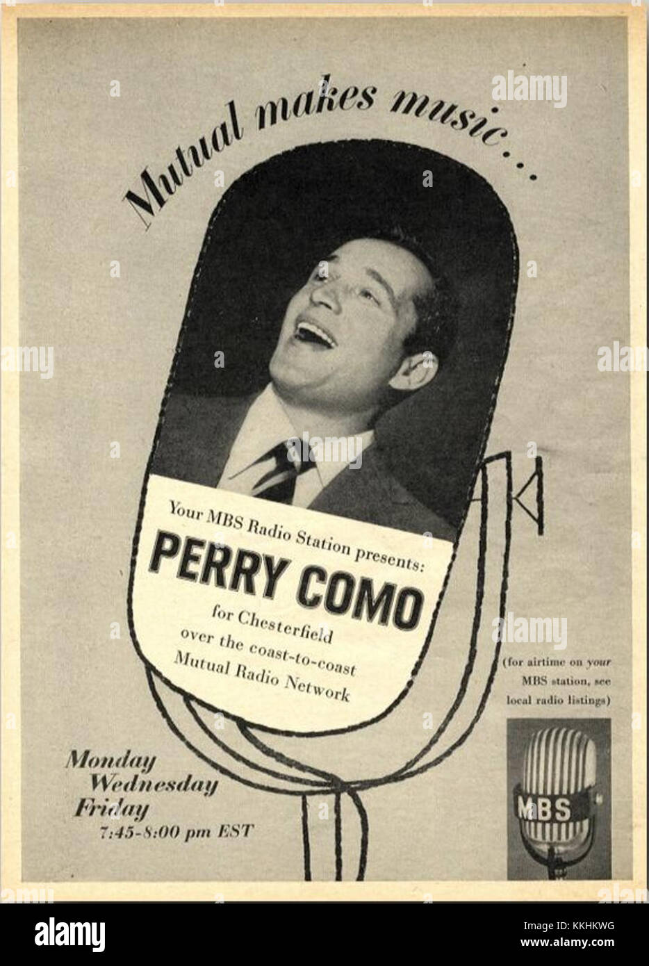 Mutual broadcasting system hi-res stock photography and images - Alamy