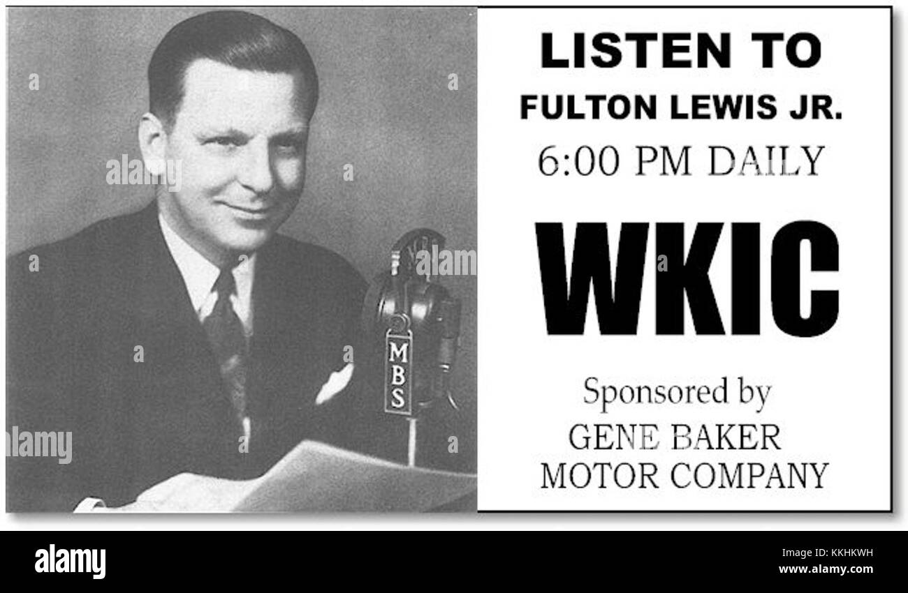 Mutual broadcasting system hi-res stock photography and images - Alamy