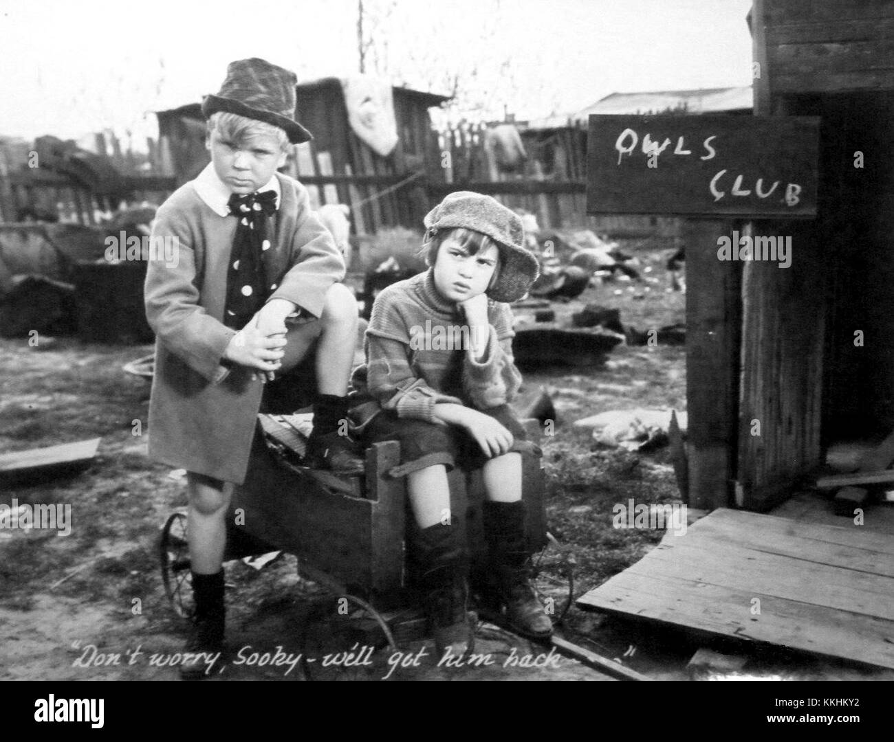 Jackie Cooper and Robert Coogan star in the 1931 film 'Skippy,' a ...