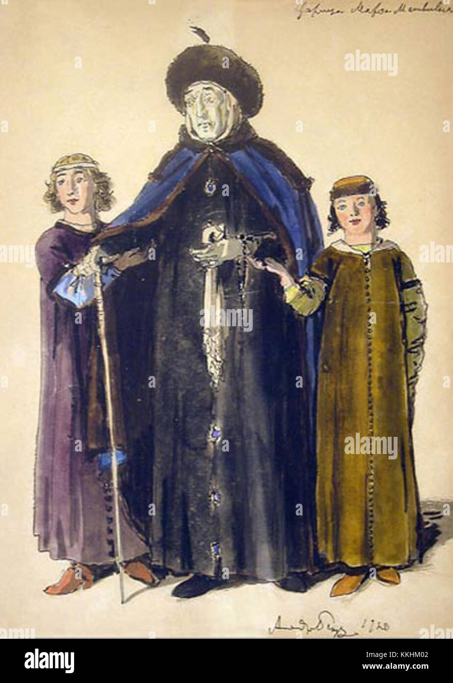 Marfa Apraxina is a painting by the renowned Russian artist A. Benois ...