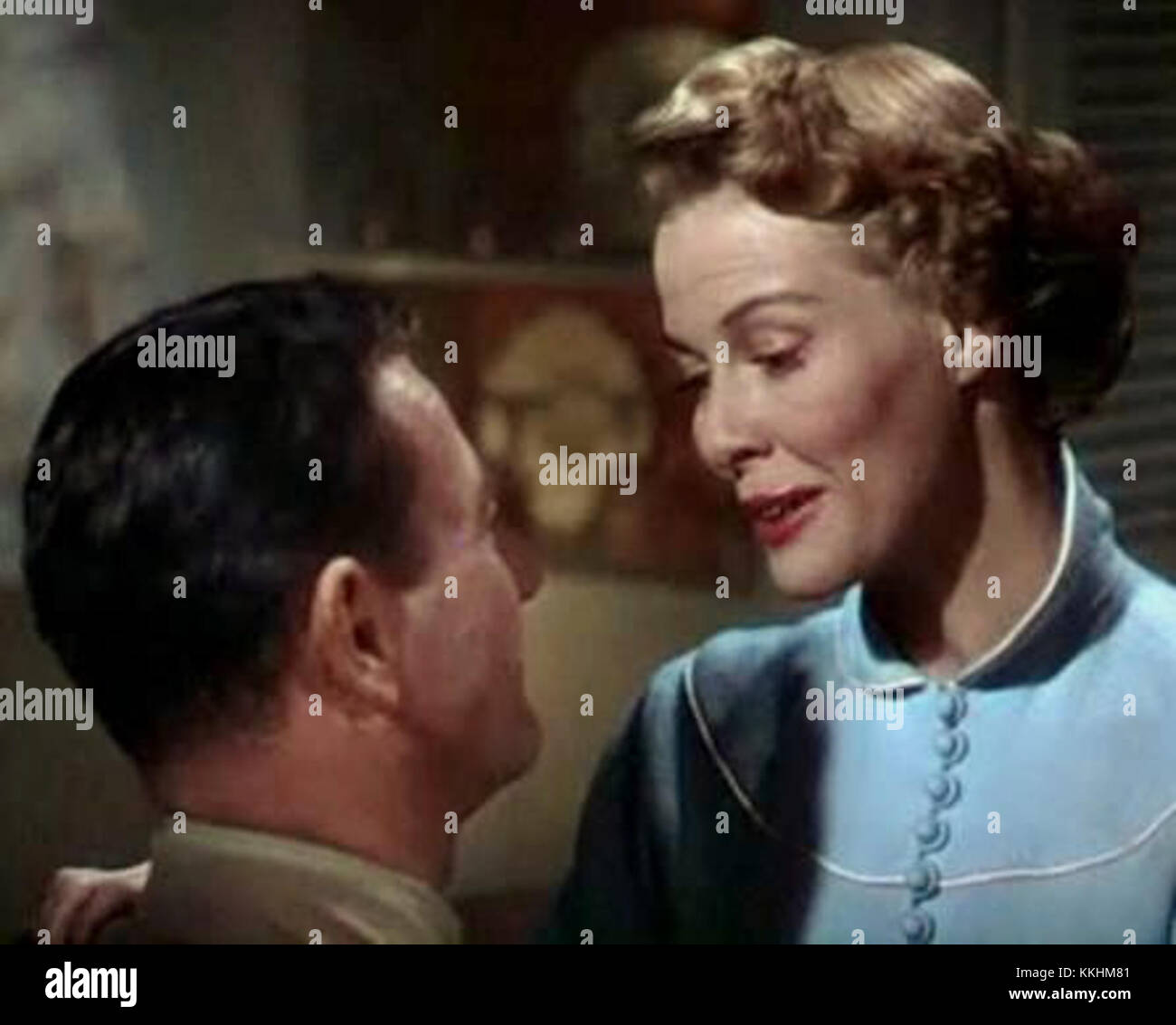 Janis Carter appeared in the trailer for 'Flying Leathernecks,' a 1950 ...
