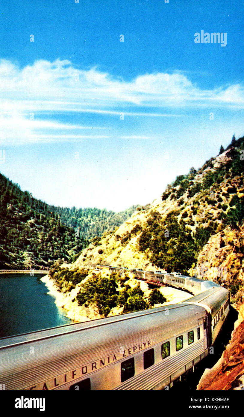 The California Zephyr is a famous passenger train that travels through ...