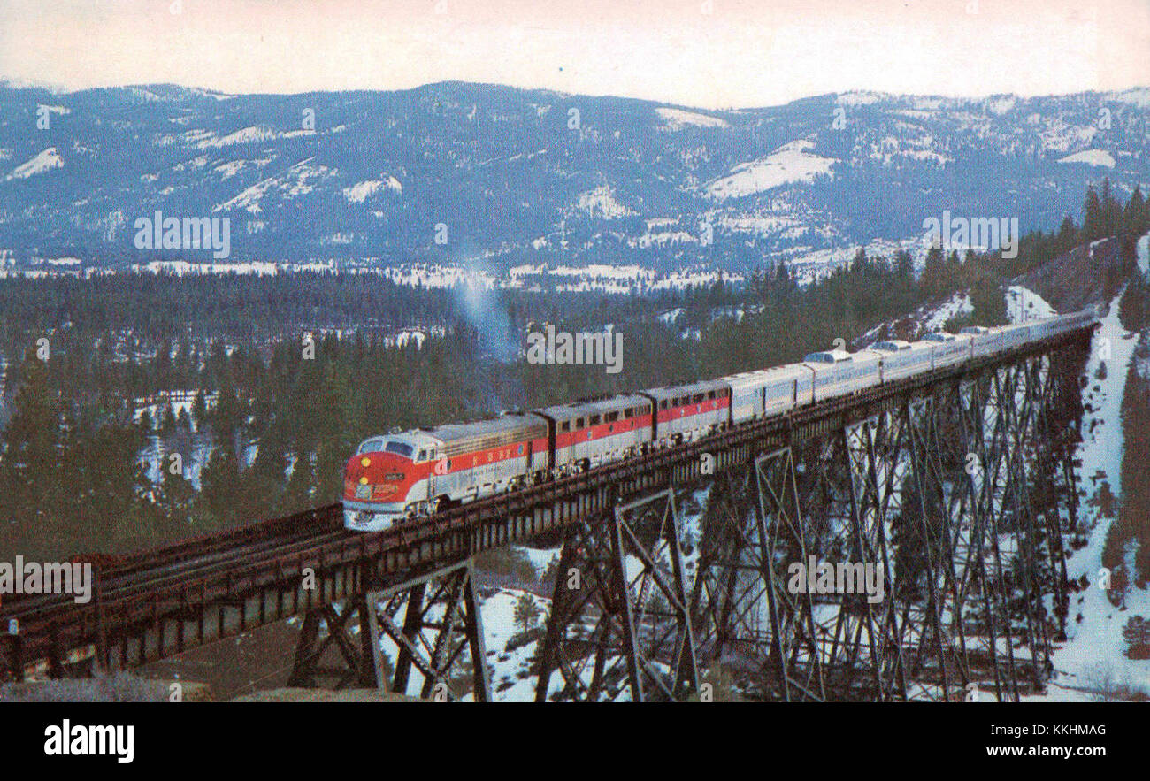 The California Zephyr is a famous American passenger train route that ...