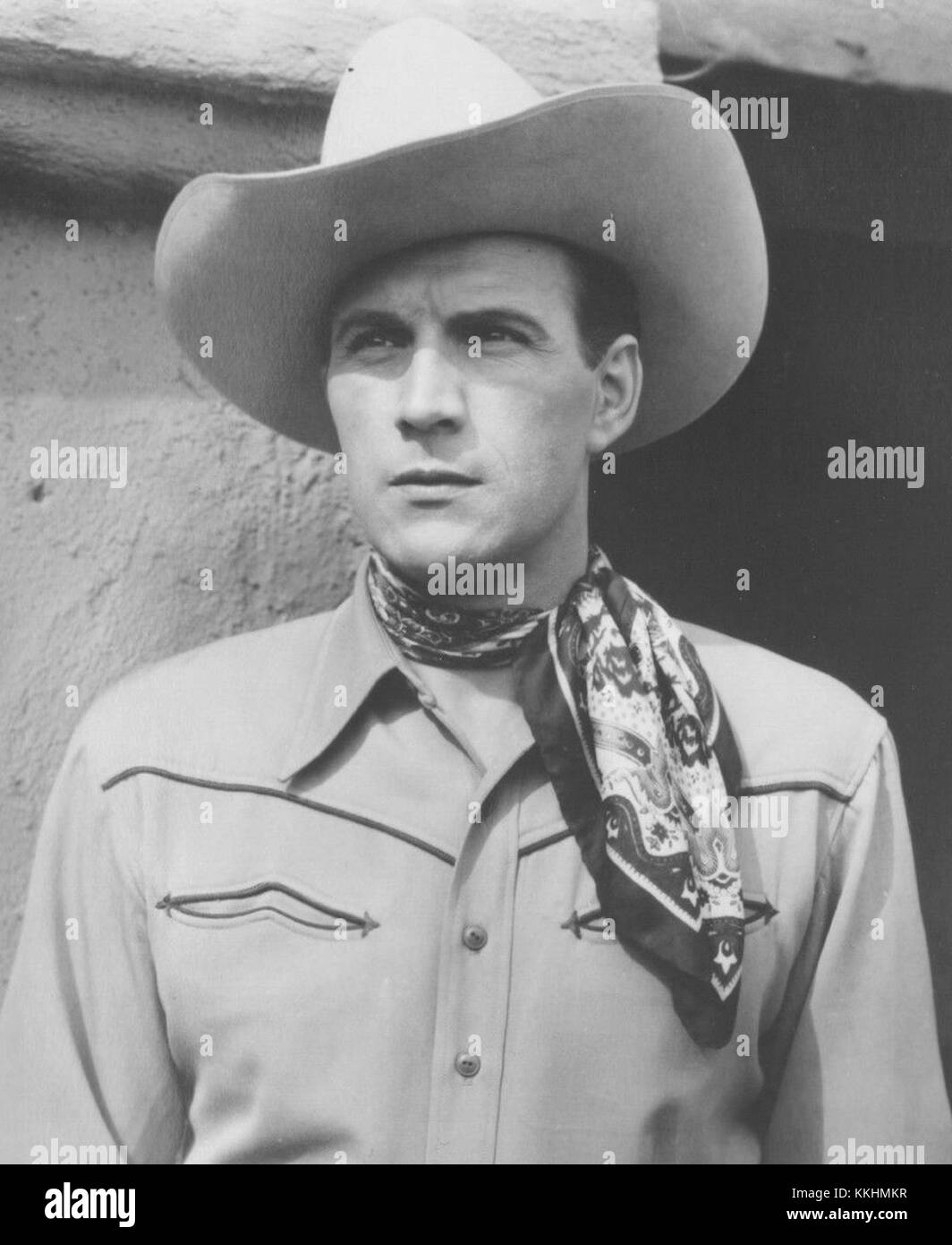 A photograph of actor Tom Tyler, known for his roles in early Western ...