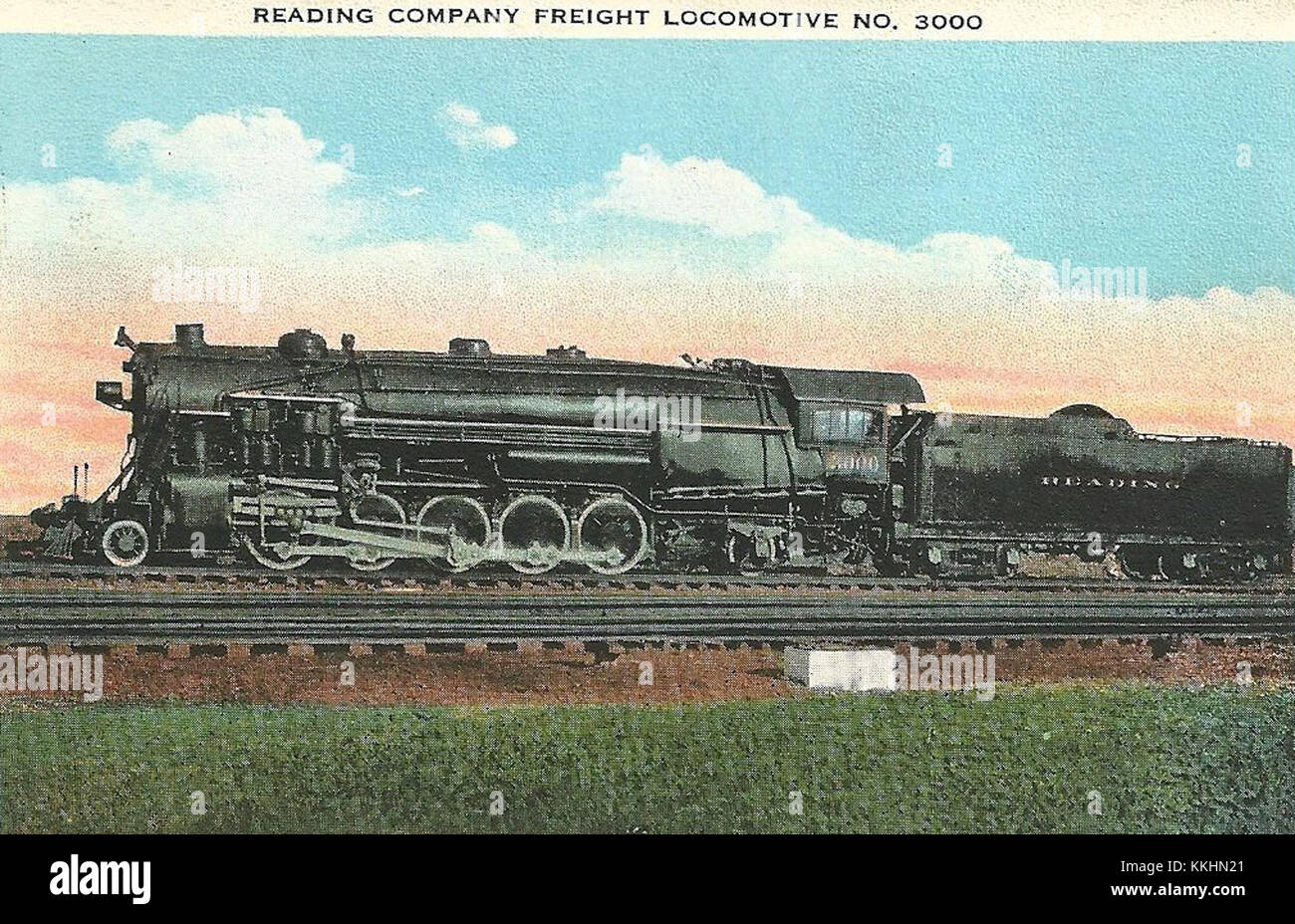 The Reading 2-10-2 locomotive was a powerful steam engine used in ...