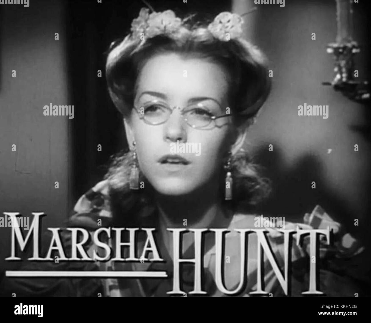 Still image of actress Marsha Hunt from the trailer of the 1940 film ...