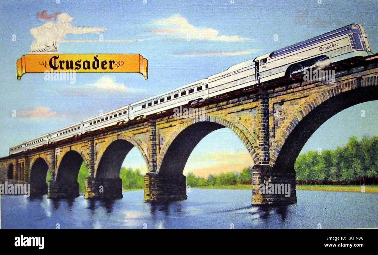 The Reading Railroad Crusader was a streamlined passenger train ...