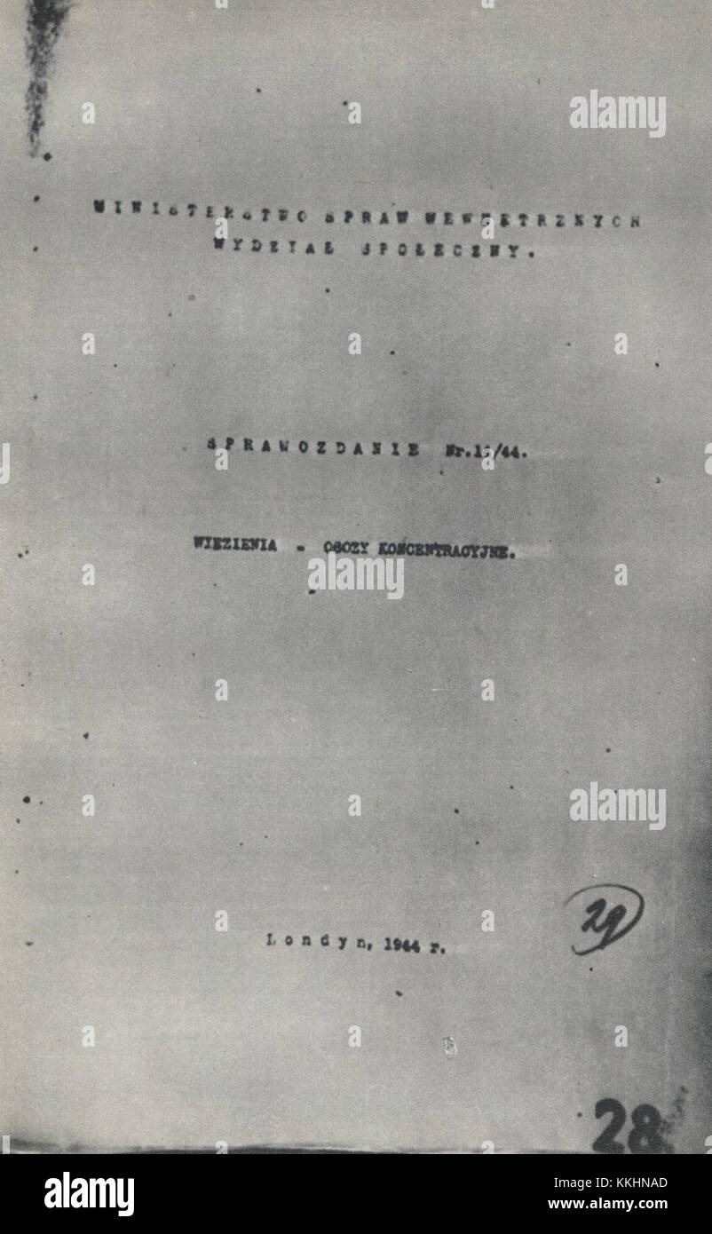 This report from the Polish Underground State details the German ...