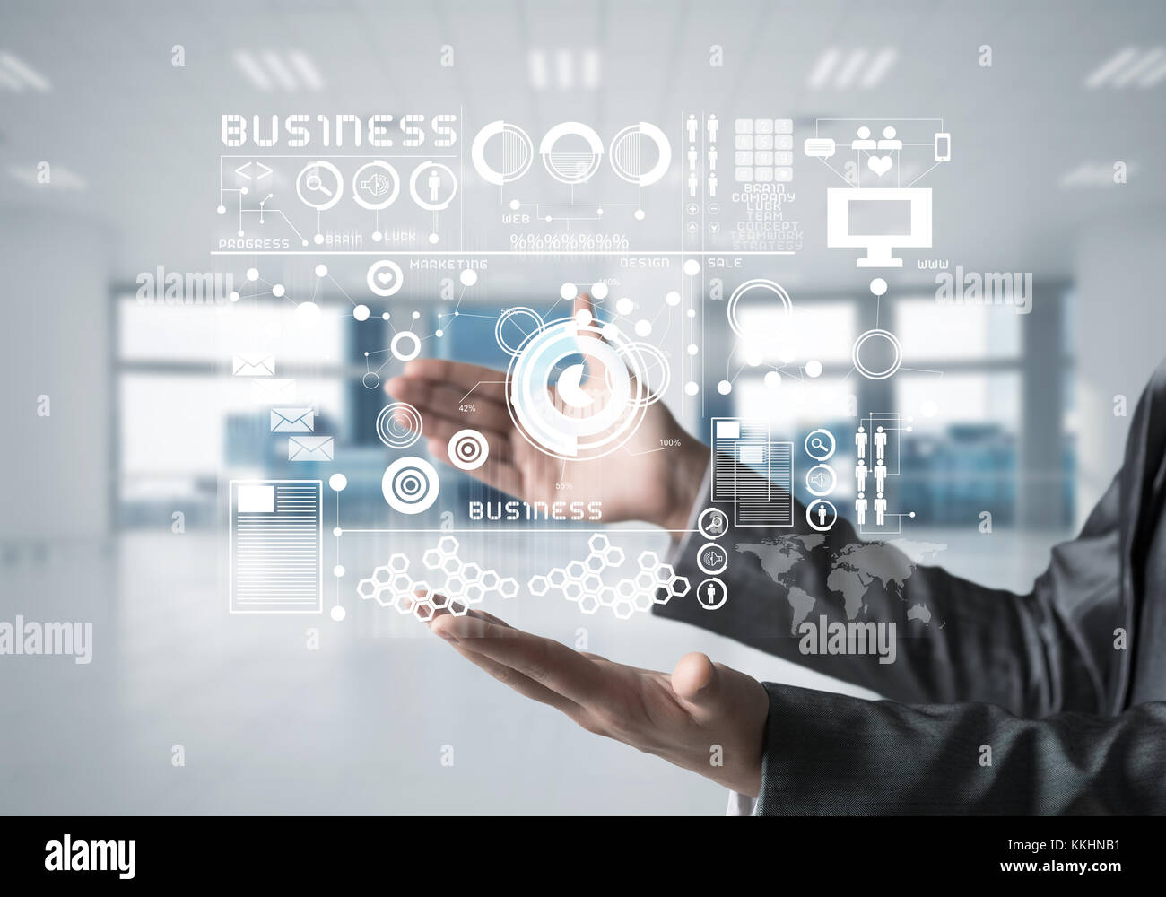 Modern technologies for successful business concept Stock Photo - Alamy