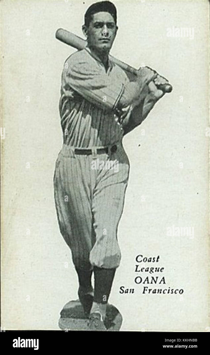 The 1932 Zeenut PCL card features Prince Oana, a notable figure in ...