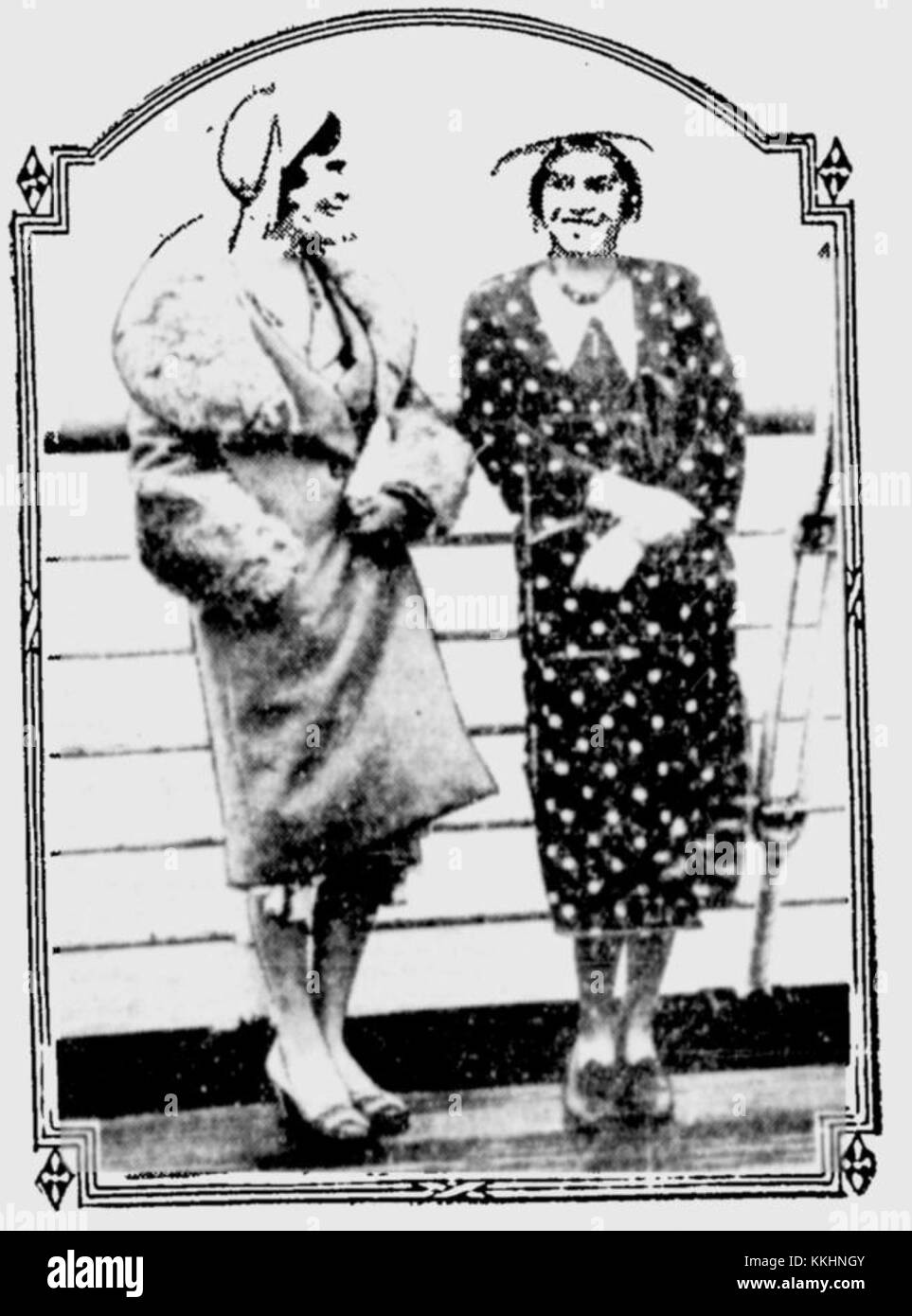 A photograph from 1931 depicting Hawaiian Princesses Liliuokalani and ...