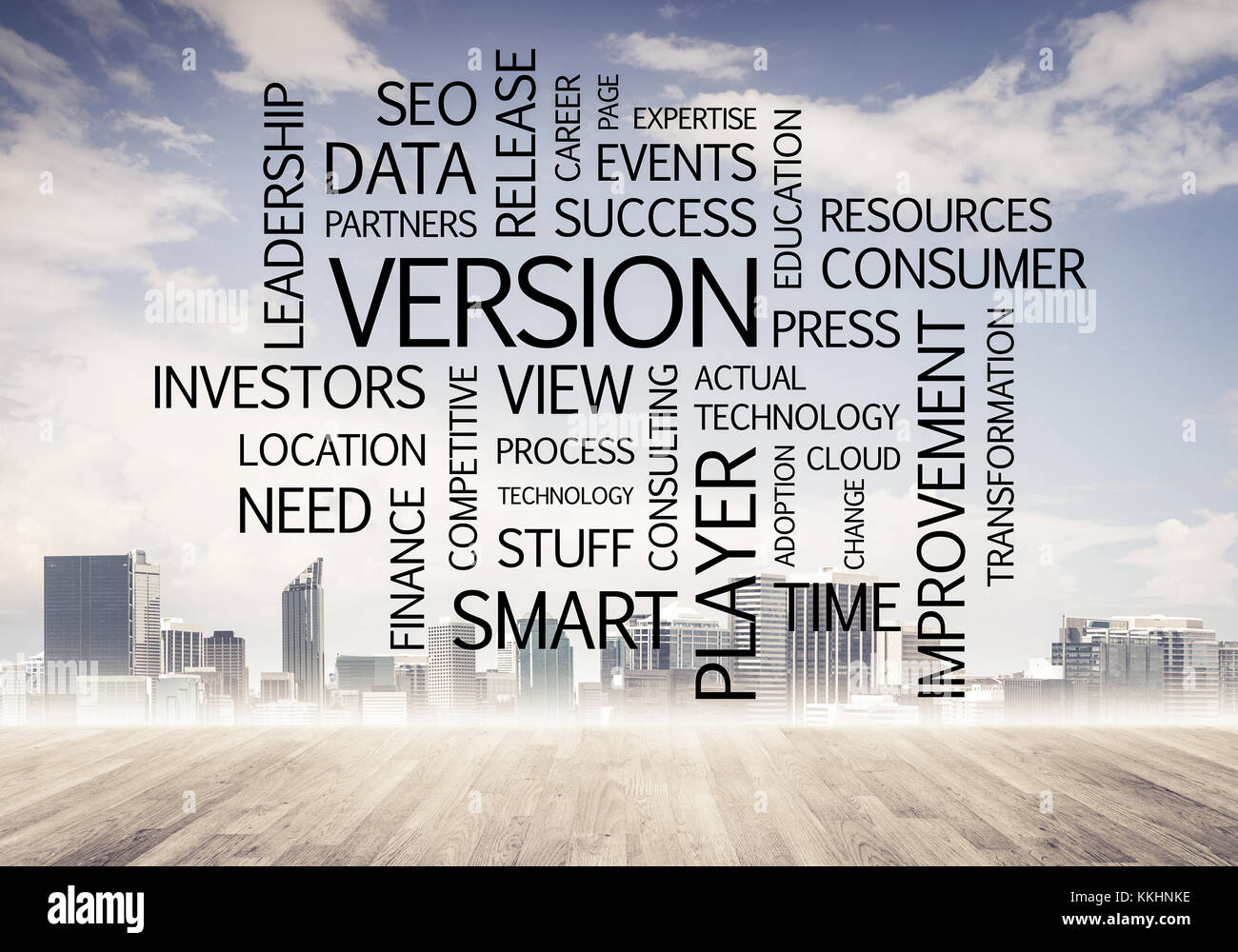 Business conceptual words as keys to success and company growth Stock ...