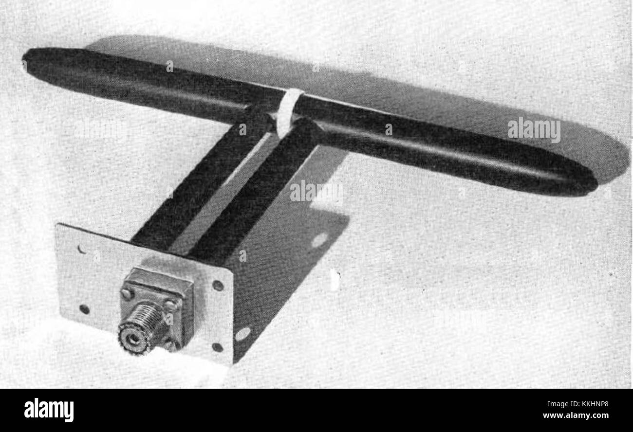 This image shows a dipole radar altimeter antenna, used in various ...