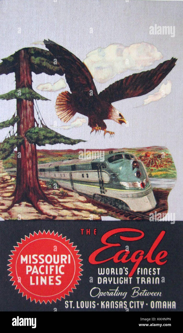 The Missouri Pacific Eagle was a famous passenger train service that ...