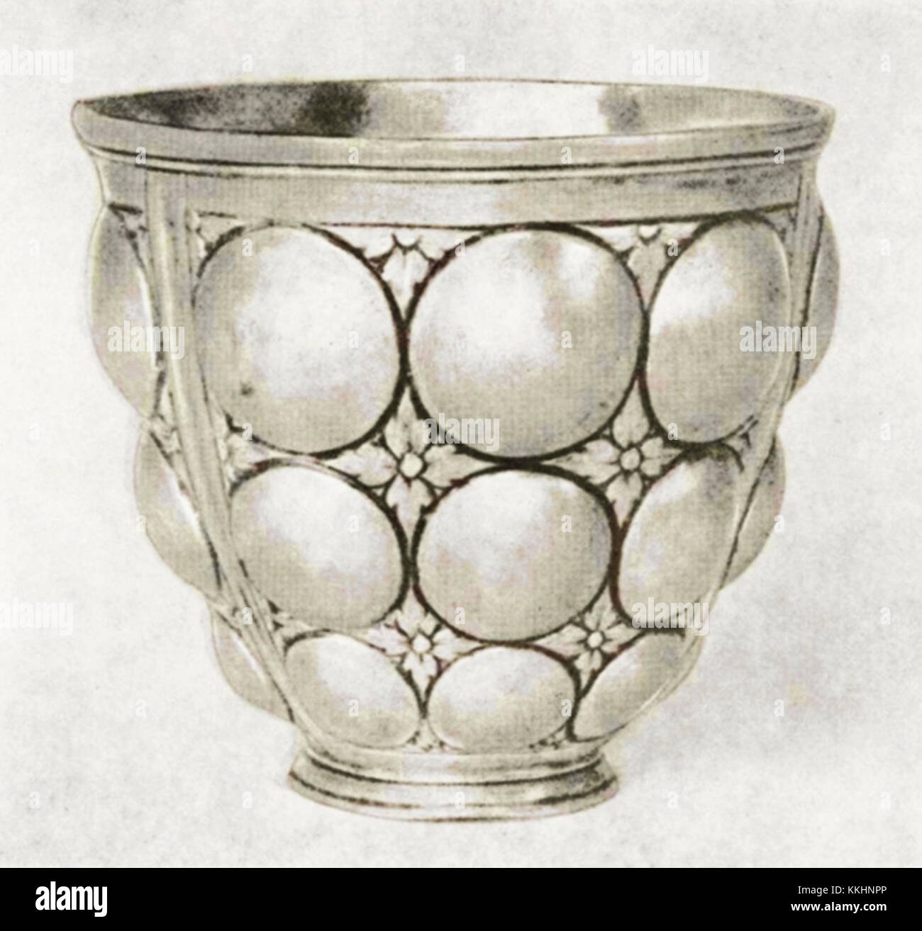 The London Renaissance cup, a historic piece of design, reflects the ...