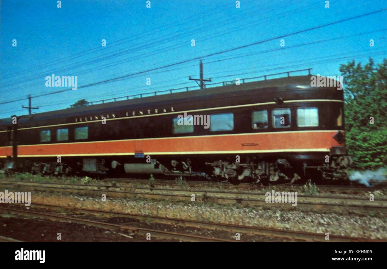 An observation car, likely from a historic train in the City of Miami ...