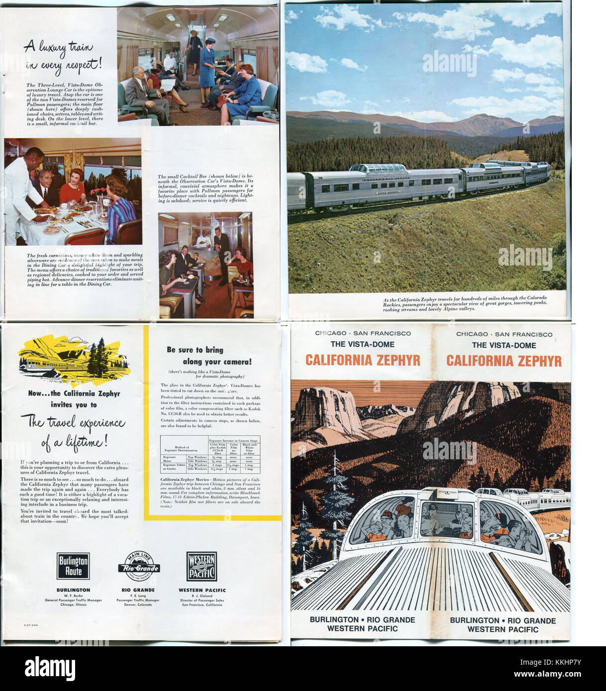 The California Zephyr was a renowned passenger train route in the ...