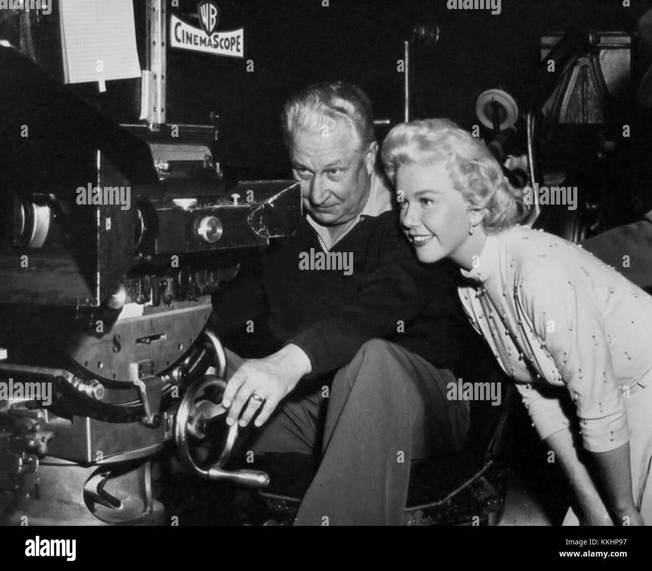 Doris Day and Wilfred M. Cline star in the 1954 film 'Lucky Me,' a ...