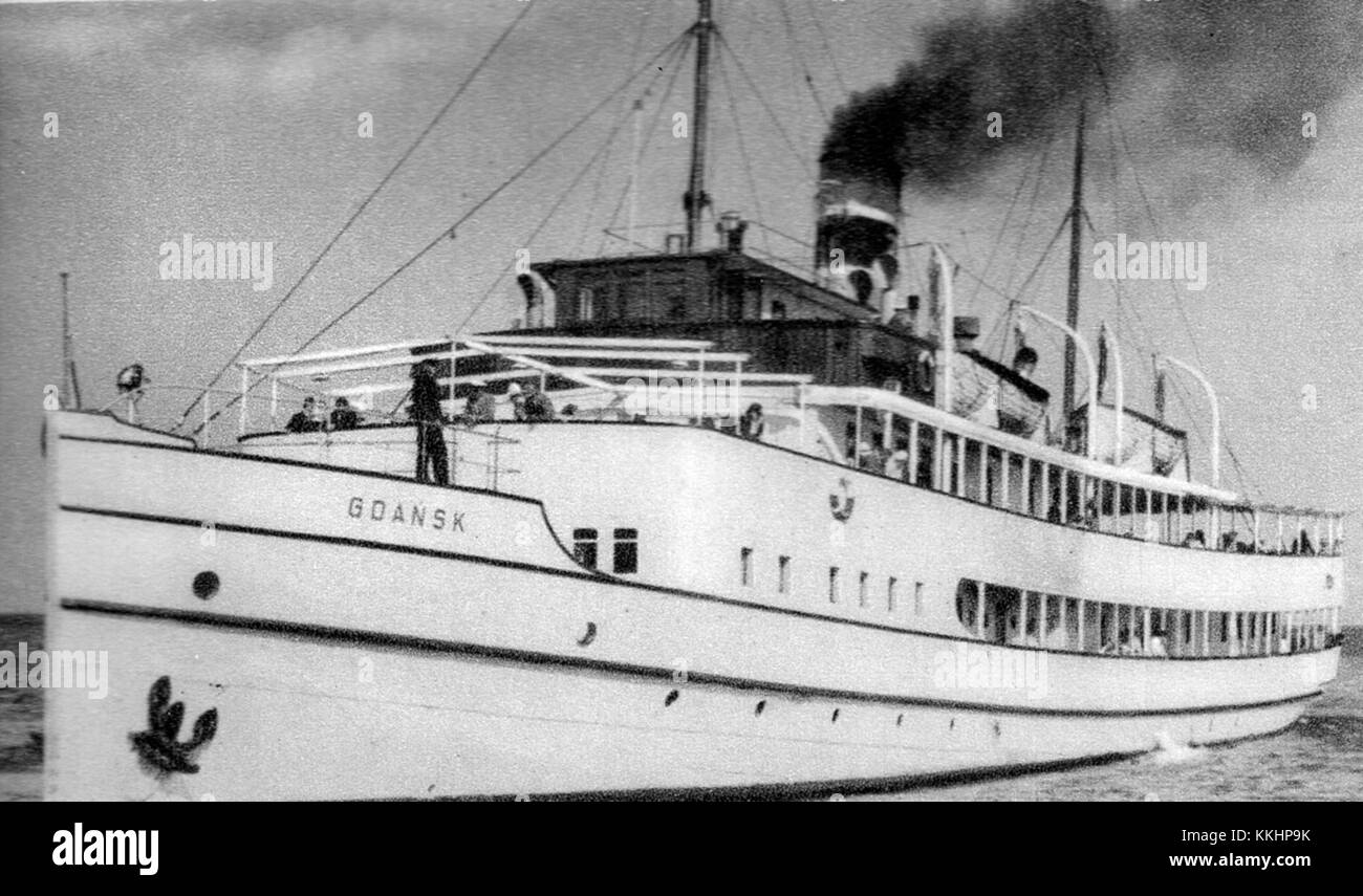 The SS Gdansk was a passenger ship that operated between Danzig (now ...