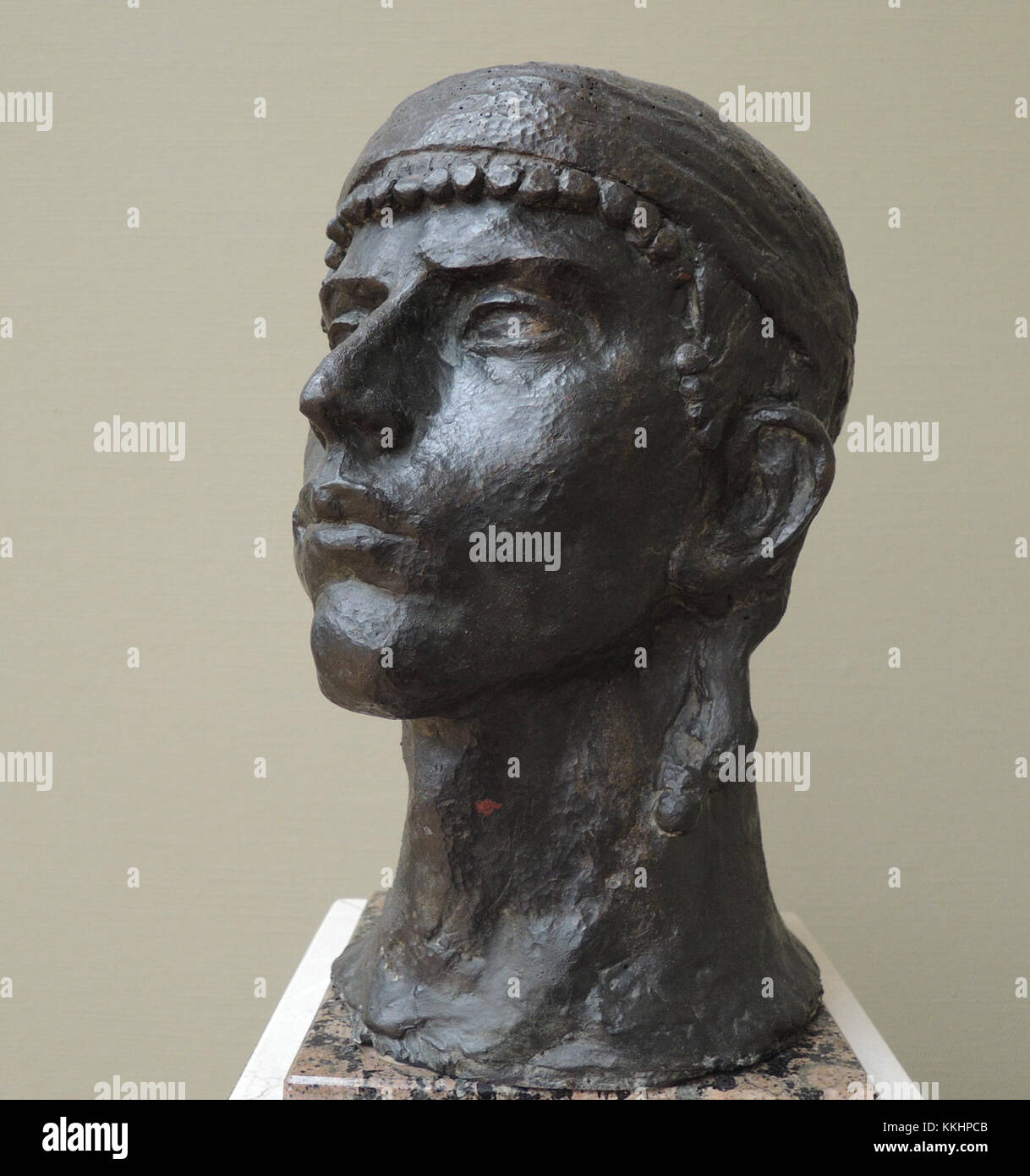 This sculpture, 'Horus' by Konenkov, created in 1909, is part of the ...