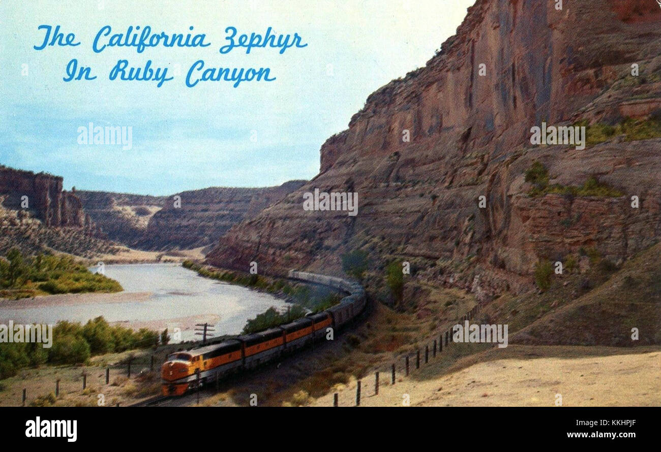 The California Zephyr is a passenger train traveling through Ruby ...