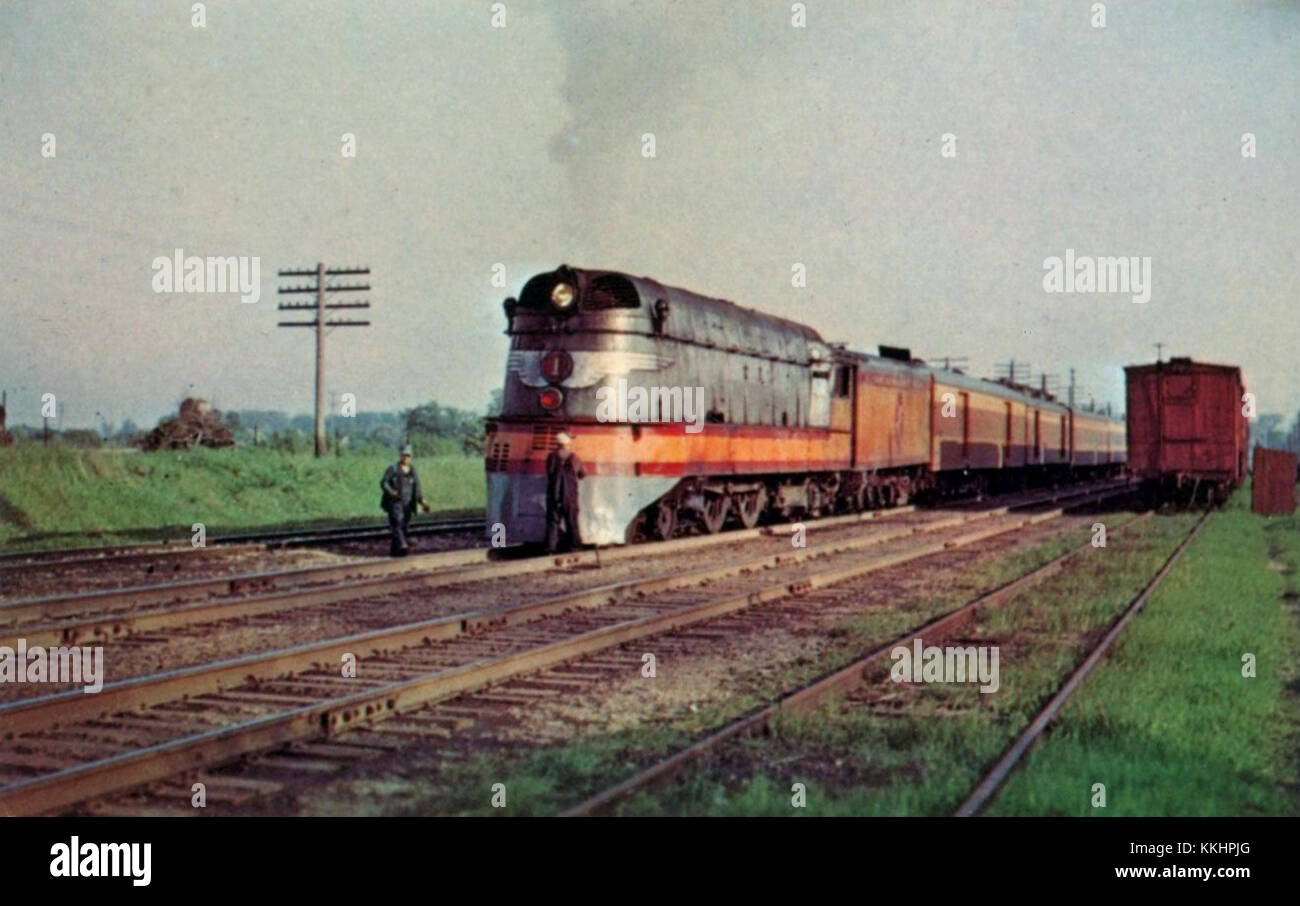 The Hiawatha streamlined steam locomotive, built in 1951, is an iconic ...