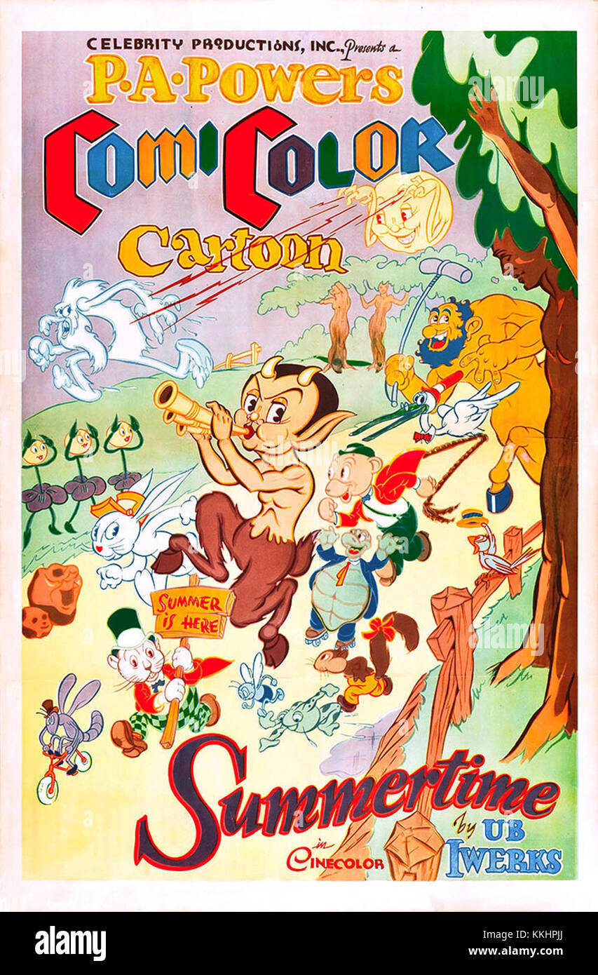 A 1935 movie poster for the film 'Summertime,' reflecting the cinematic ...