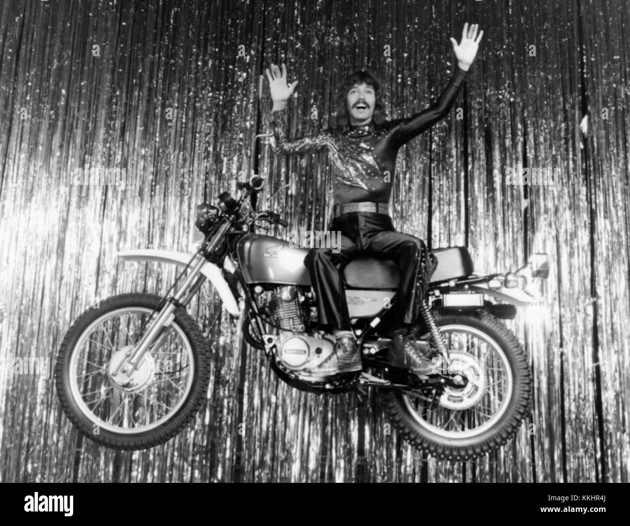 Doug Henning, a famous magician from the 1970s, is shown in a ...