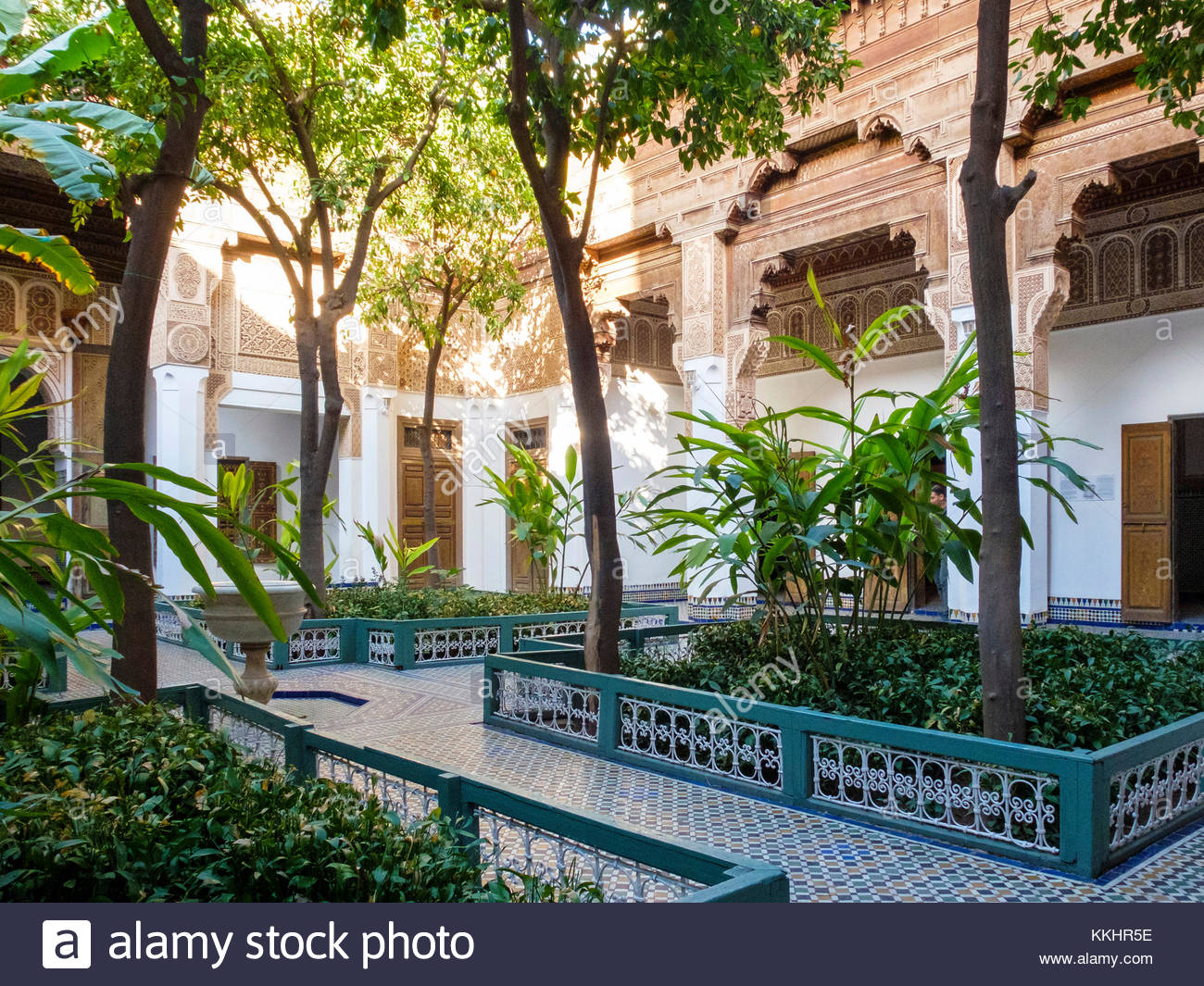Marrakech Garden Courtyard High Resolution Stock Photography and Images ...