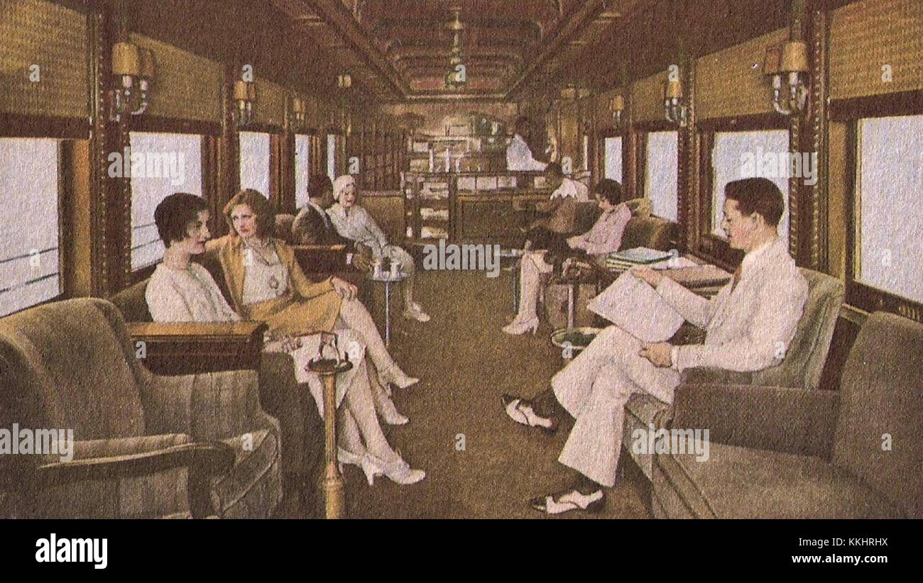 The Sunshine Special Lounge Car is a luxury passenger car designed for ...