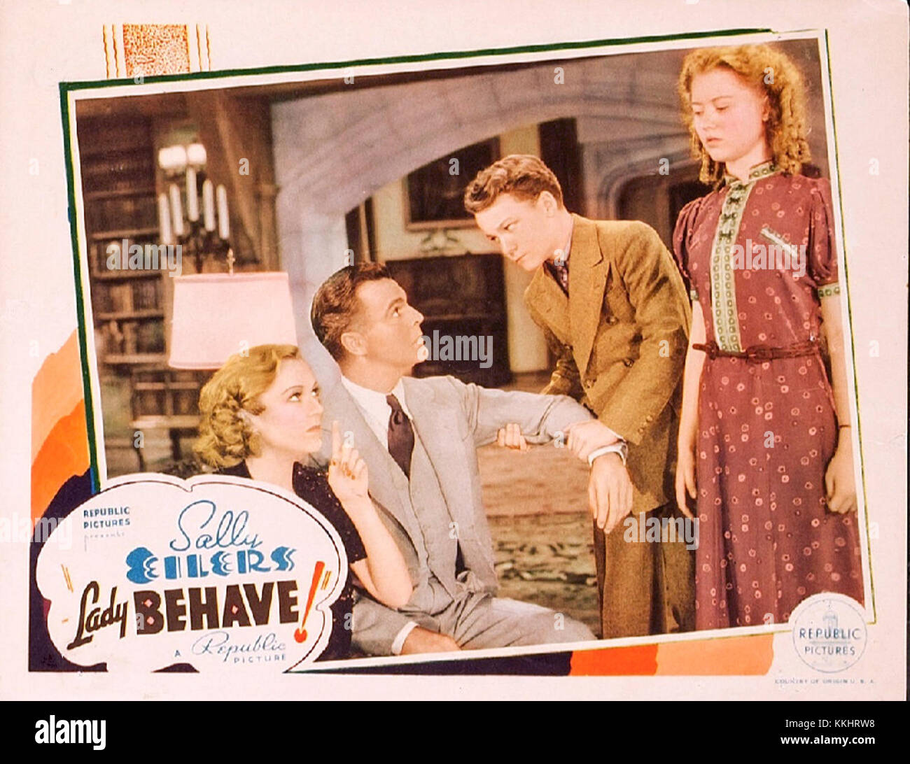 Lady Behave 1937 Stock Photo - Alamy