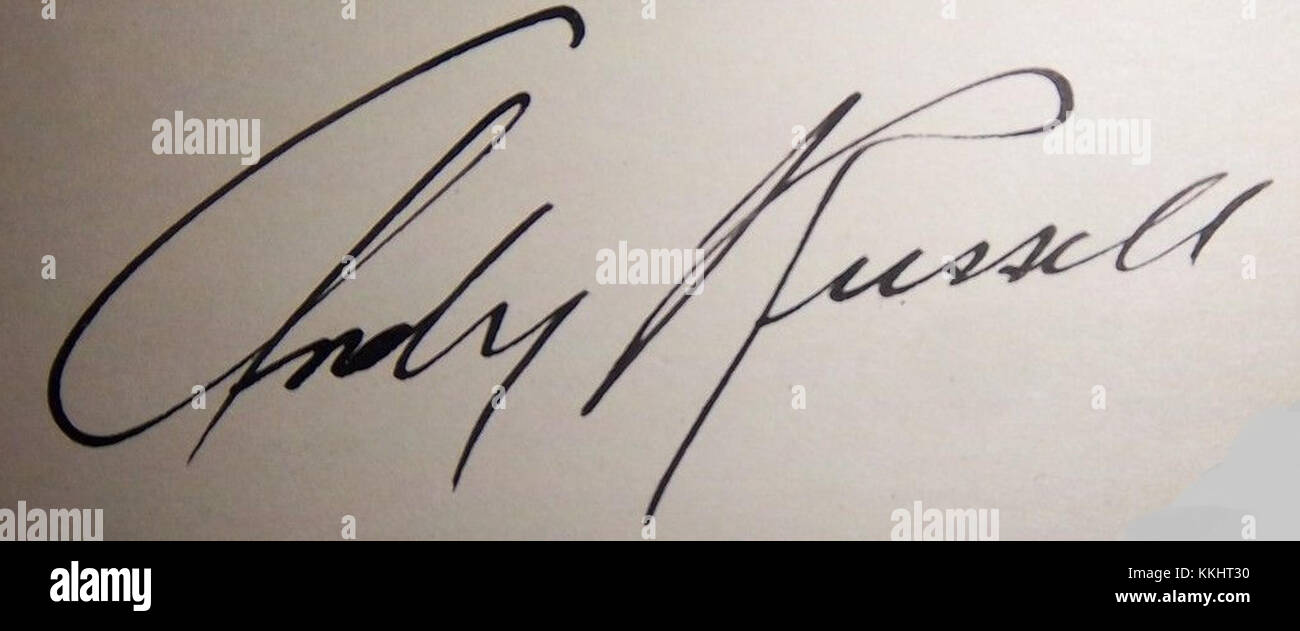 Hand signed hi-res stock photography and images - Alamy