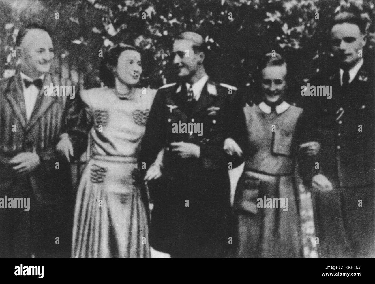 A photograph of Ludwig Hahn with his family in Warsaw during the ...