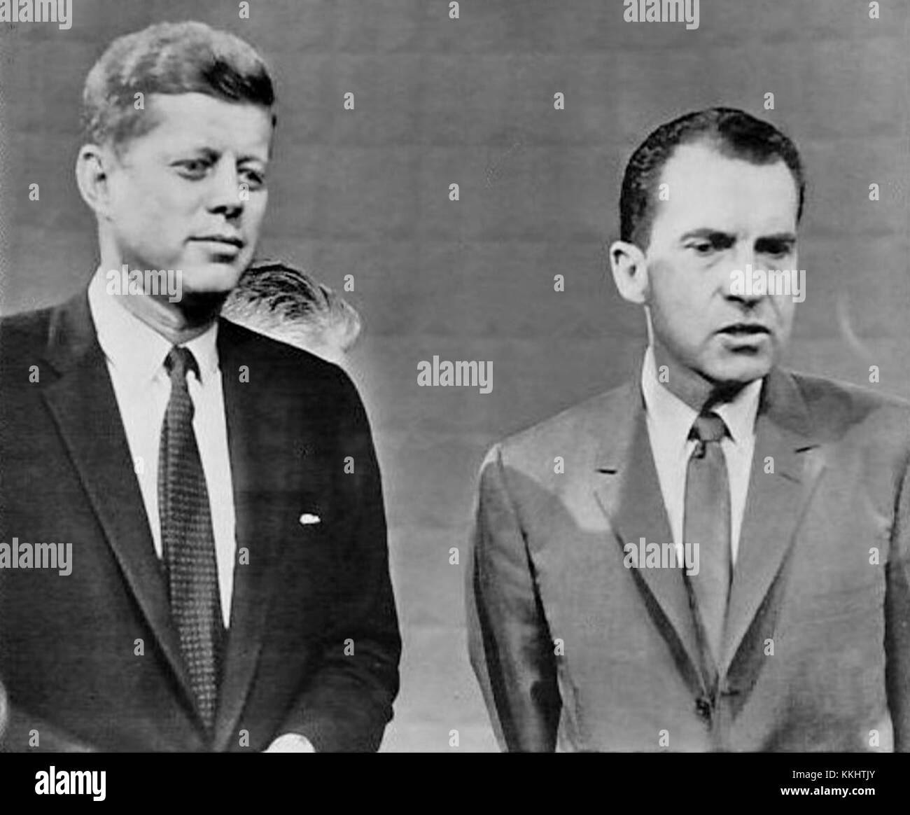 The first televised debate between John F. Kennedy and Richard Nixon ...