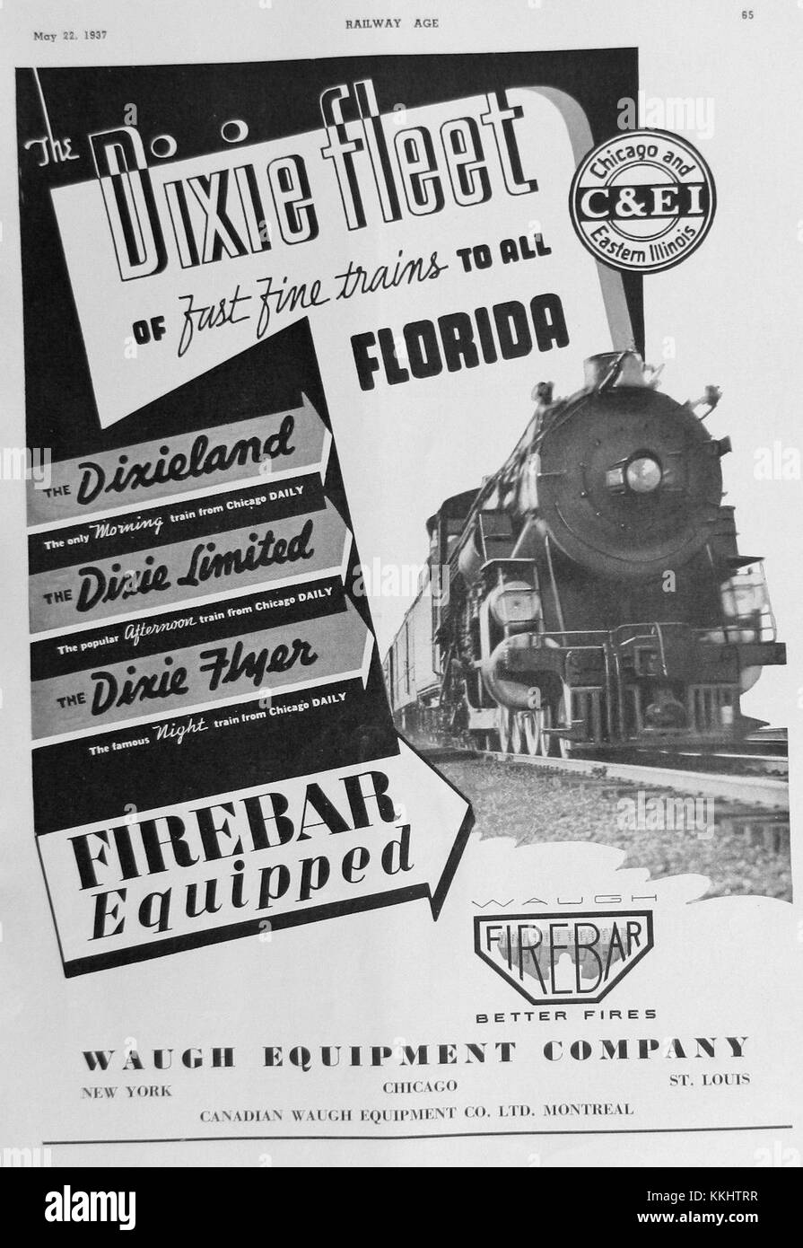 The Chicago and Eastern Illinois Dixie Fleet was a fleet of passenger ...