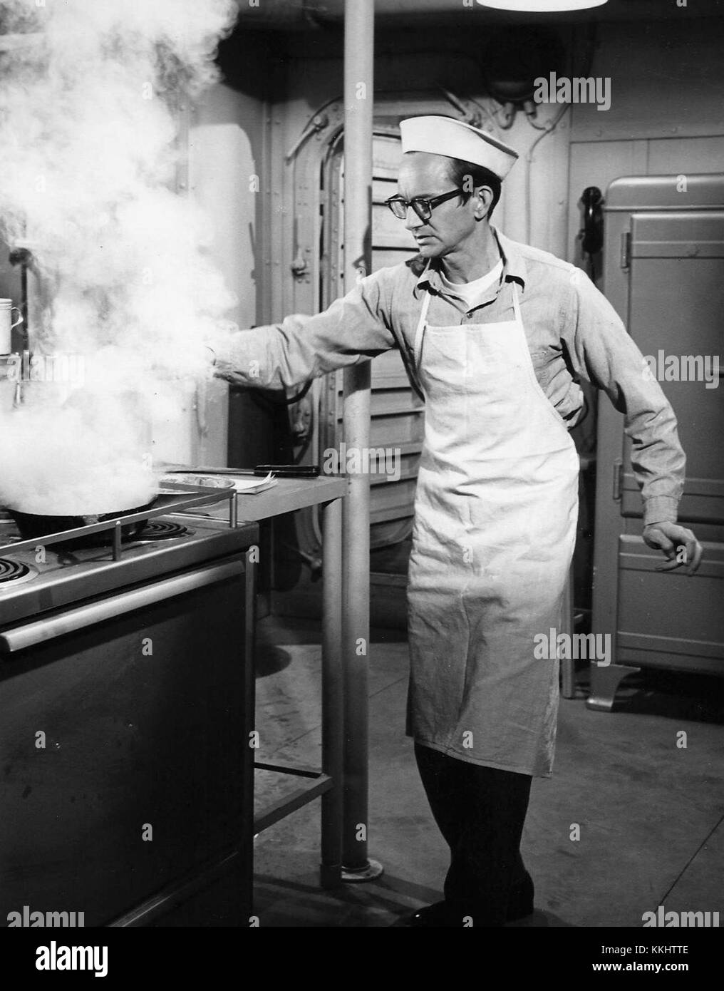 Wally Cox guest-starred as an undercover cook on the 1966 episode of ...