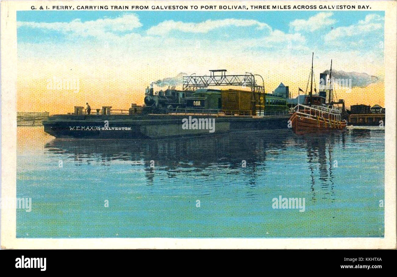 The Gulf and Interstate Railroad operated a train ferry service ...