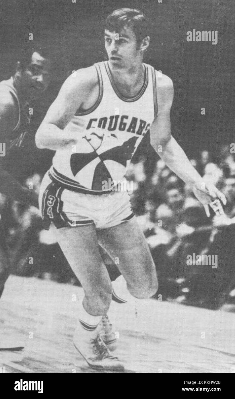 Photograph of Doug Moe, an American basketball player and coach, known ...