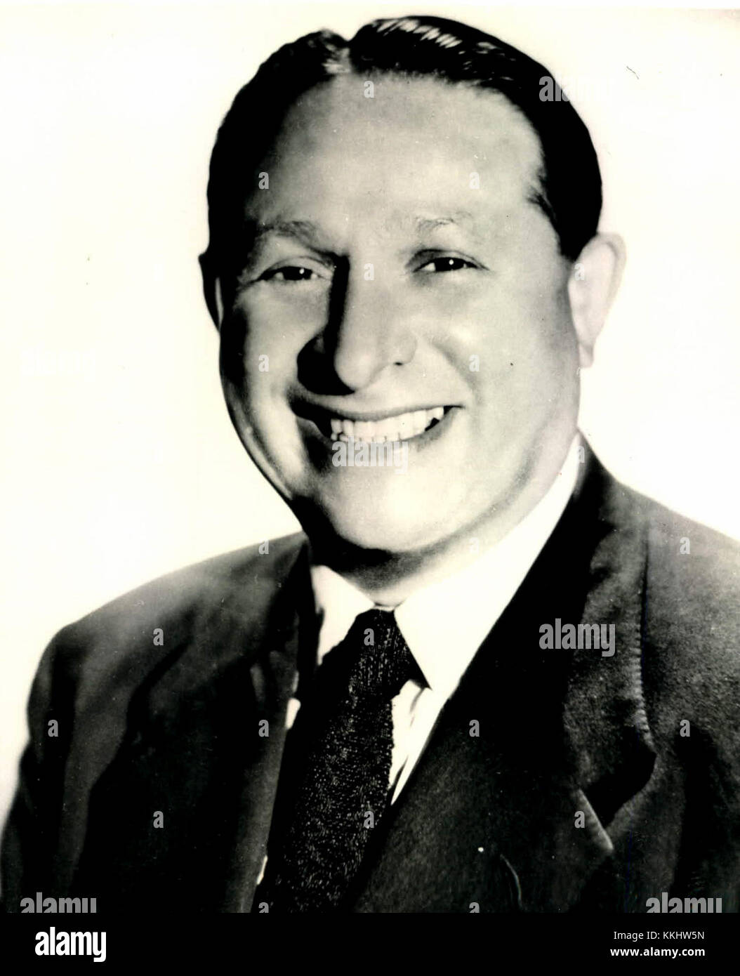 A photograph of Abe Saperstein, an influential figure in the history of ...