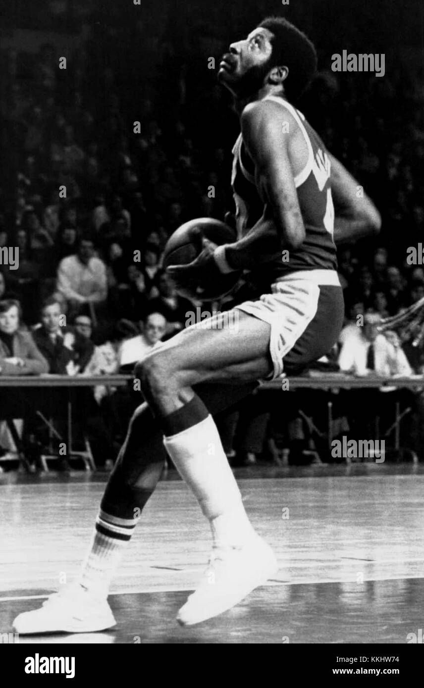 Connie Hawkins, a legendary basketball player, is seen in action during ...