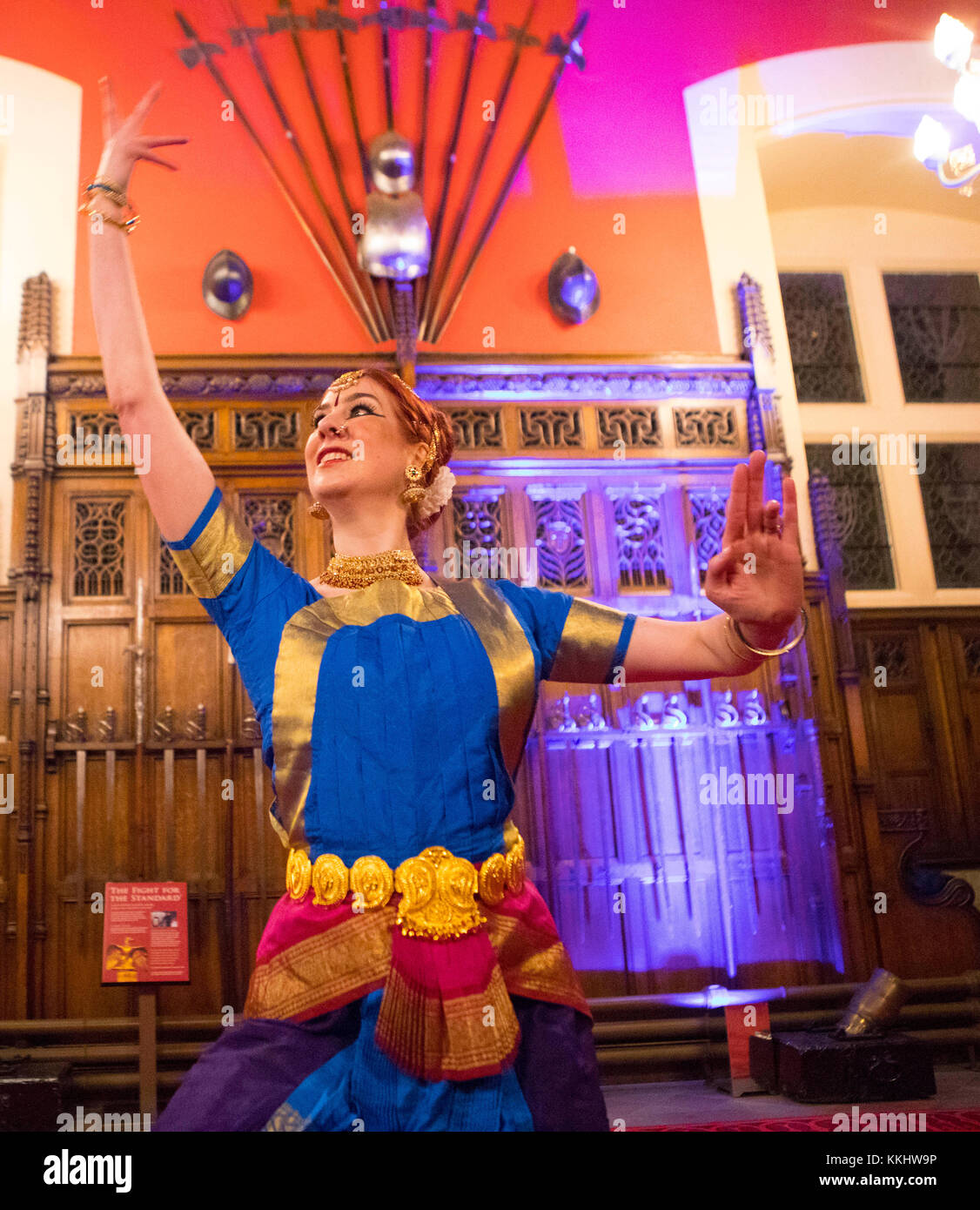 A member of Indian dance group Dance Ihayami performing at a St Andrew ...