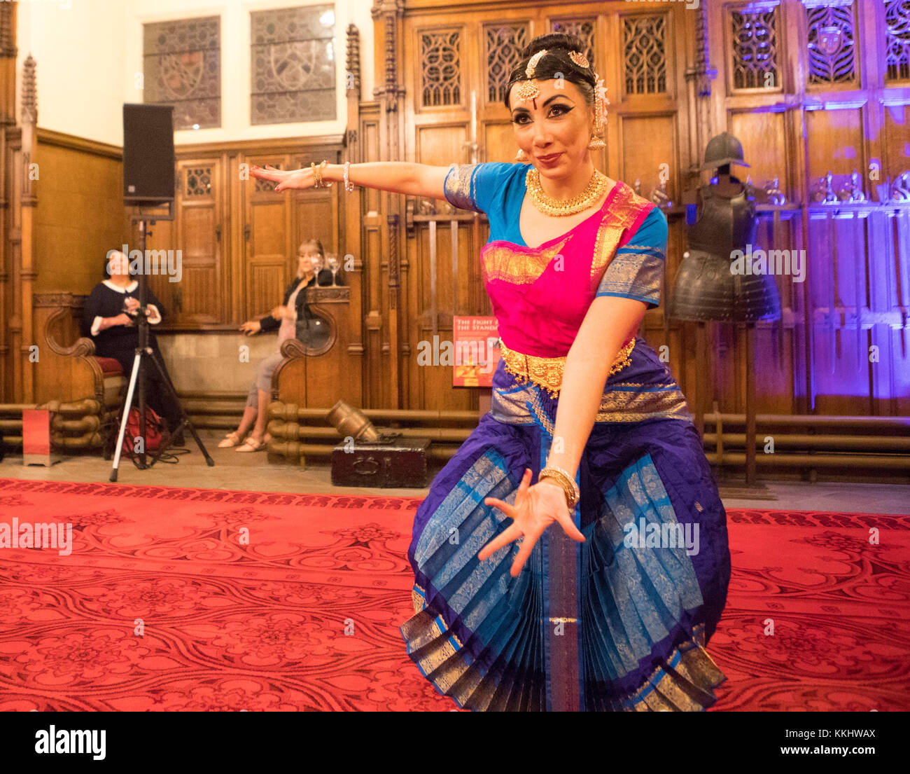 A member of Indian dance group Dance Ihayami performing at a St Andrew ...