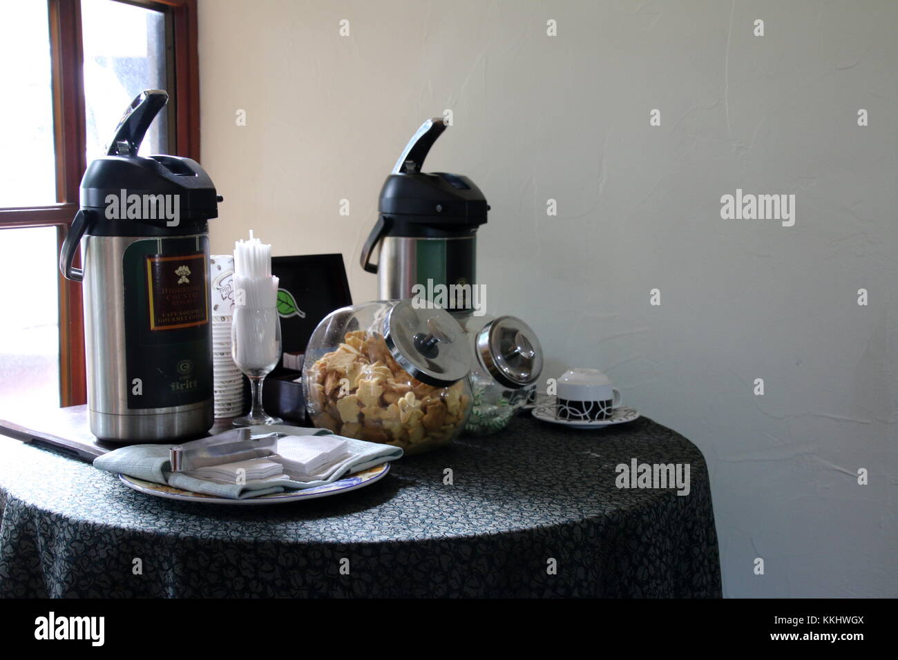 Coffee in the hotel lobby Stock Photo - Alamy