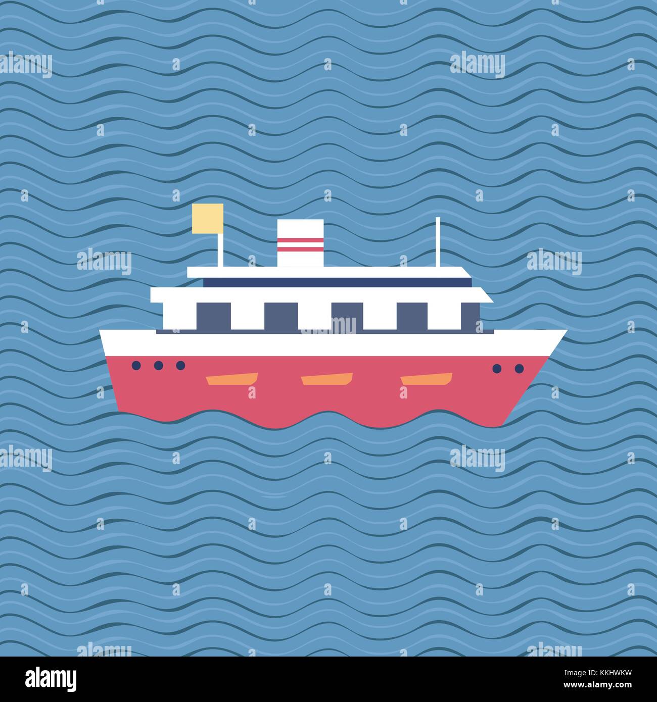 Nautical symbol concept. Ocean liner icon Stock Vector Image & Art - Alamy