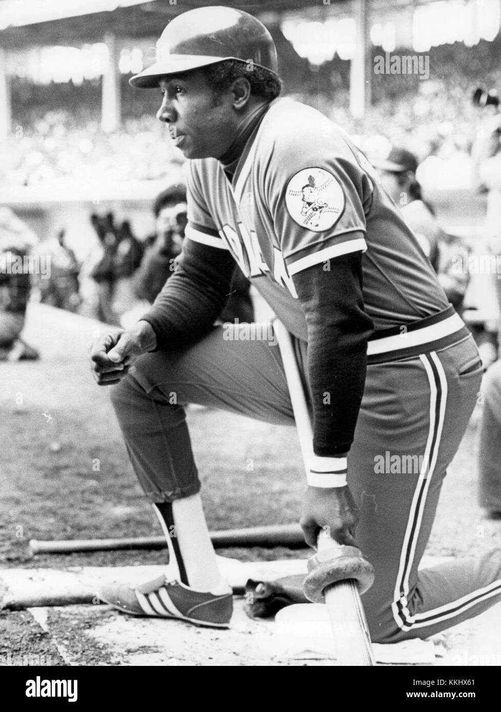 Frank Robinson, pictured in 1975, was a legendary baseball player who ...