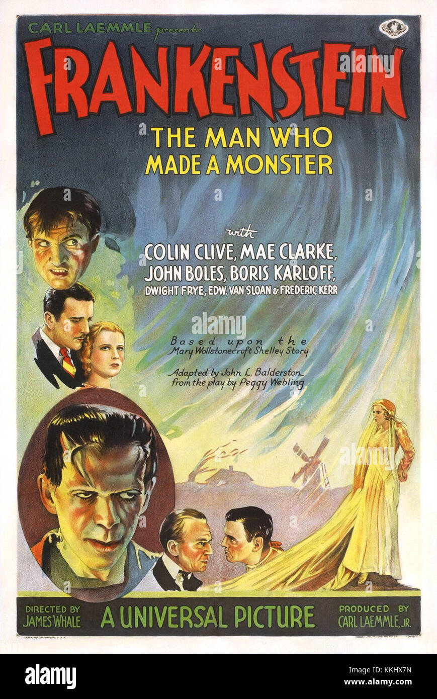 Frankenstein poster hi-res stock photography and images - Alamy