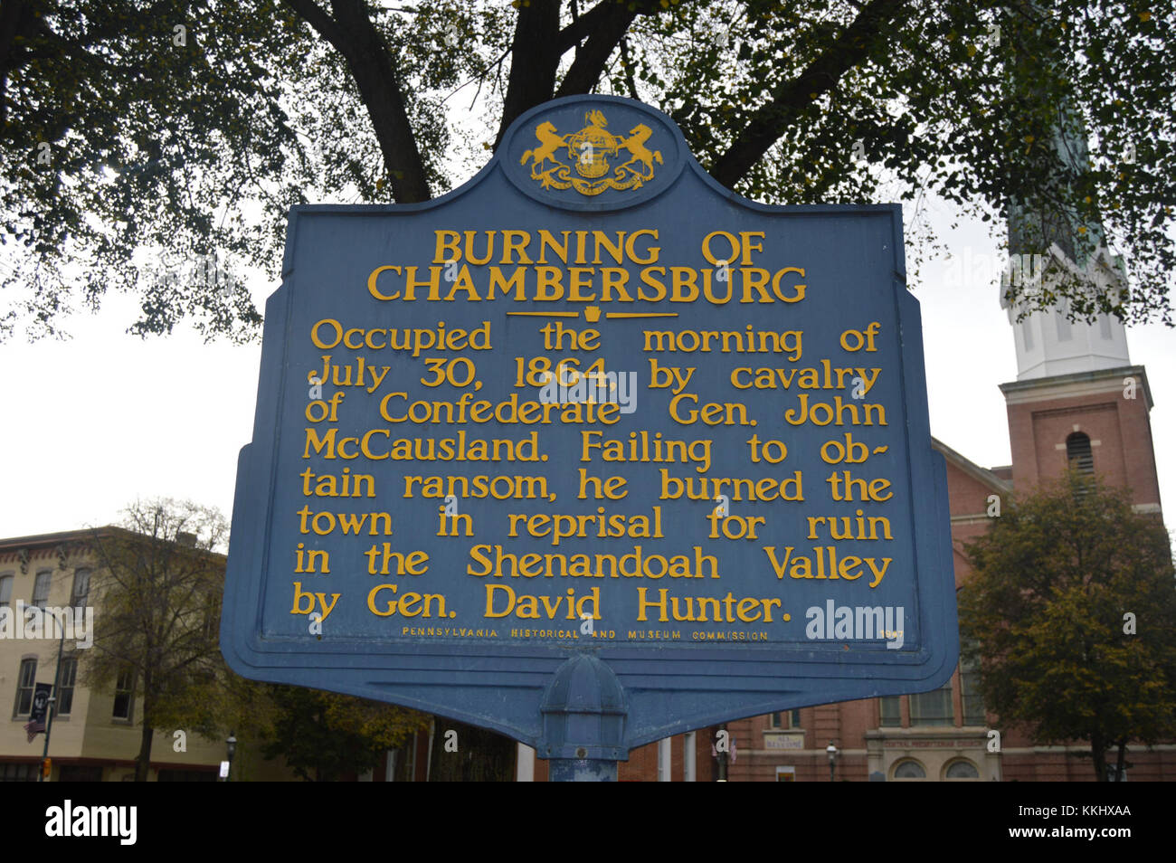Burning of chambersburg hi-res stock photography and images - Alamy