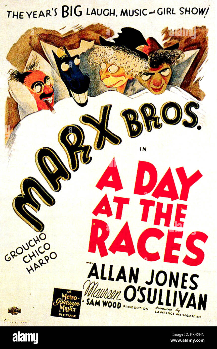 A day at the races poster hi-res stock photography and images - Alamy